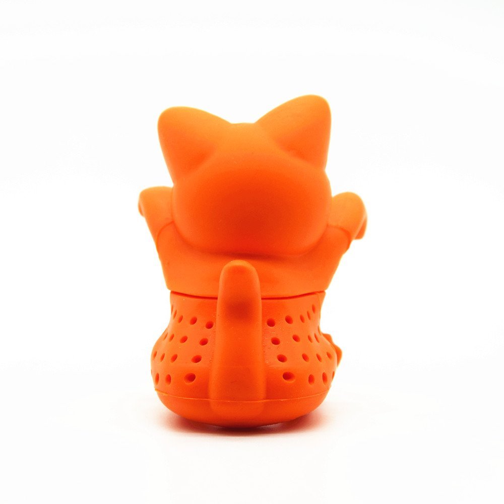 Silicone Cat Tea Spice Leaf Infusers Strainer Diffuser Herbal Loose ...