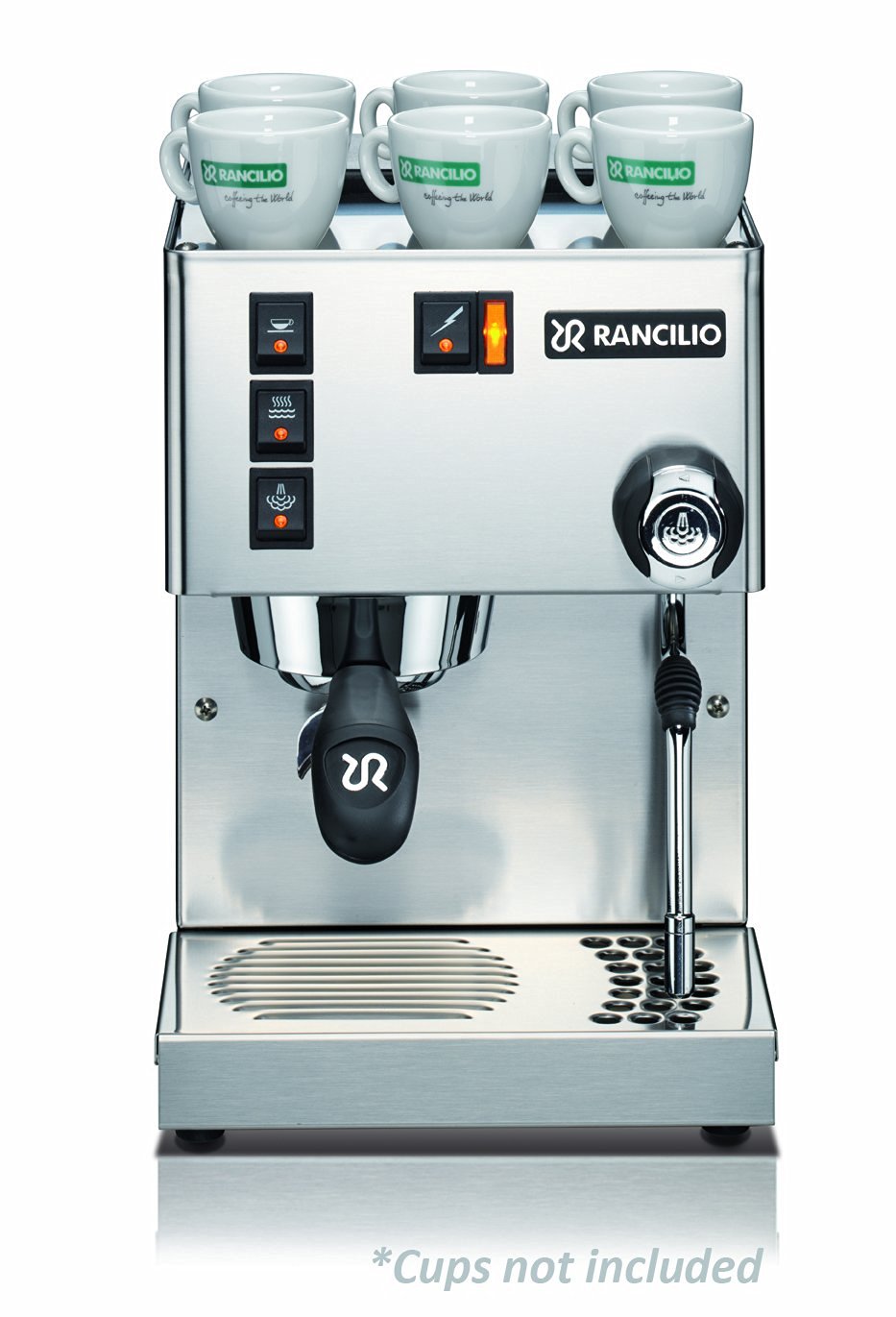 Rancilio Silvia Espresso Machine with Iron Frame and Stainless Steel ...