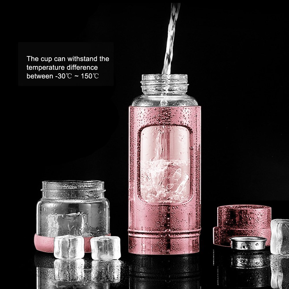 Tea Infuser/Tea Tumbler Water Bottle W/ Stainless Steel Loose Leaf ...