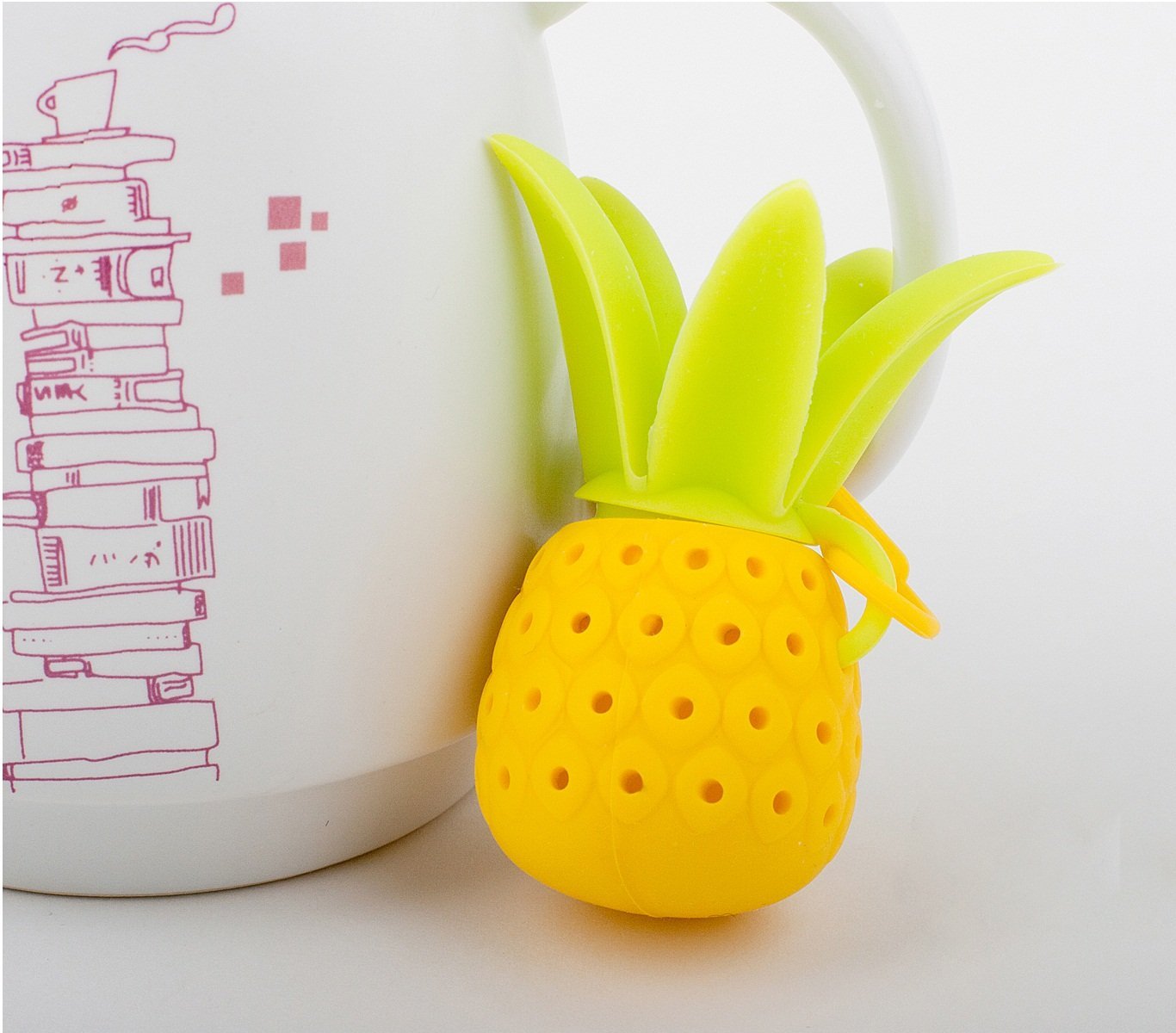 Silicone pineapple Design Loose Tea Leaf Strainer Herbal Spice Infuser ...