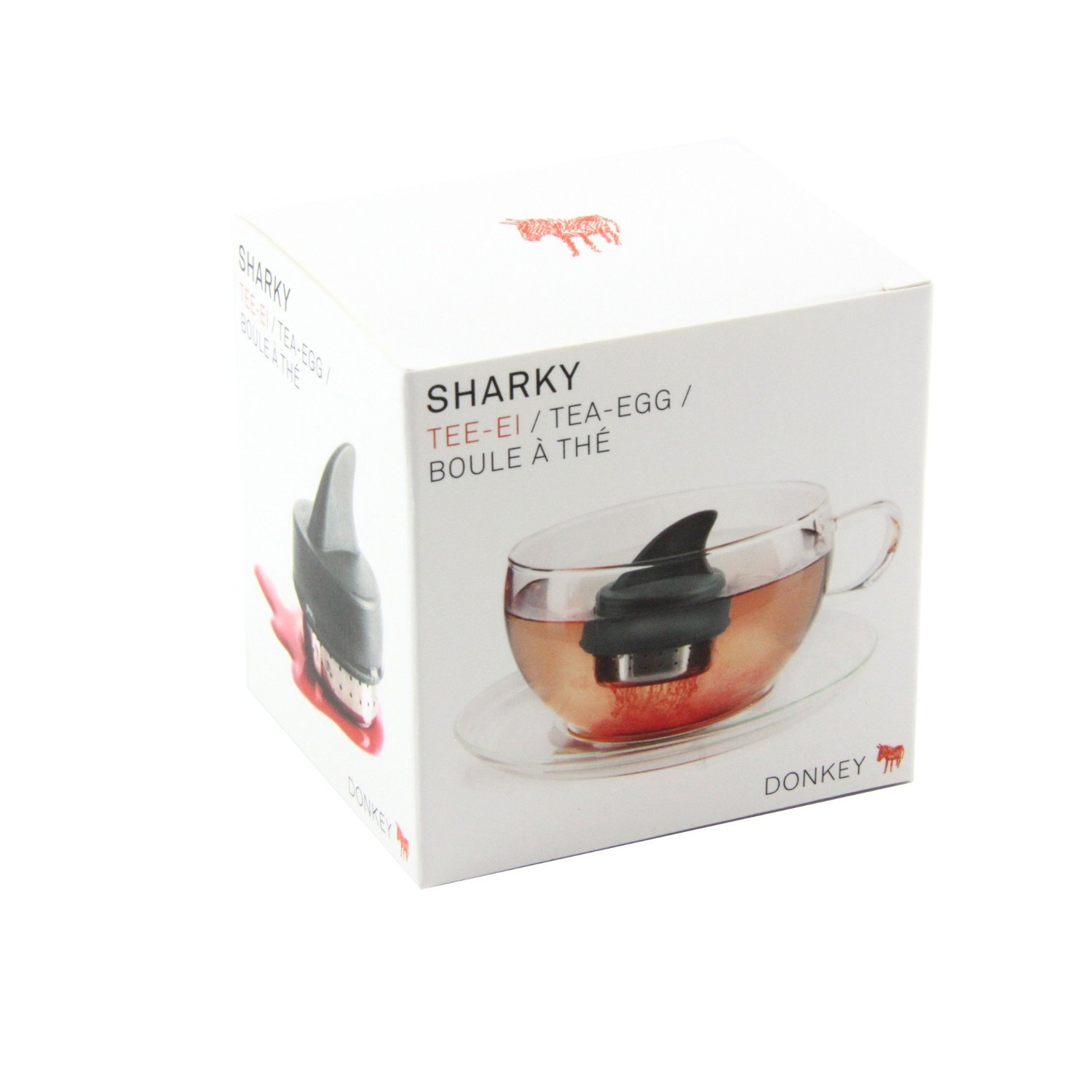 Shark Fin "Sharky" Stainless Steel Loose Tea Infuser, Gift Boxed, 1 3/4 ...