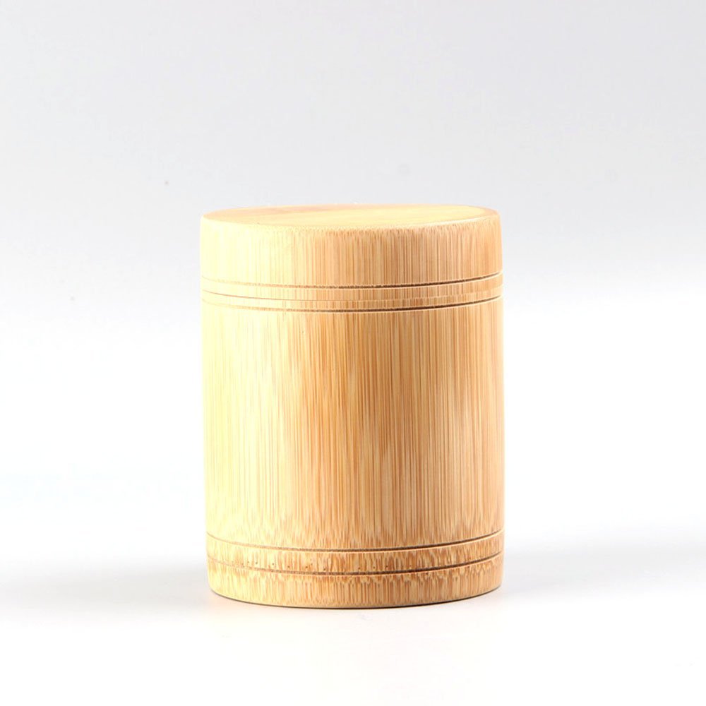 XDOBO Mini Natural Handmade Bamboo Tea Tin Container Seal Spice, Coffee ...