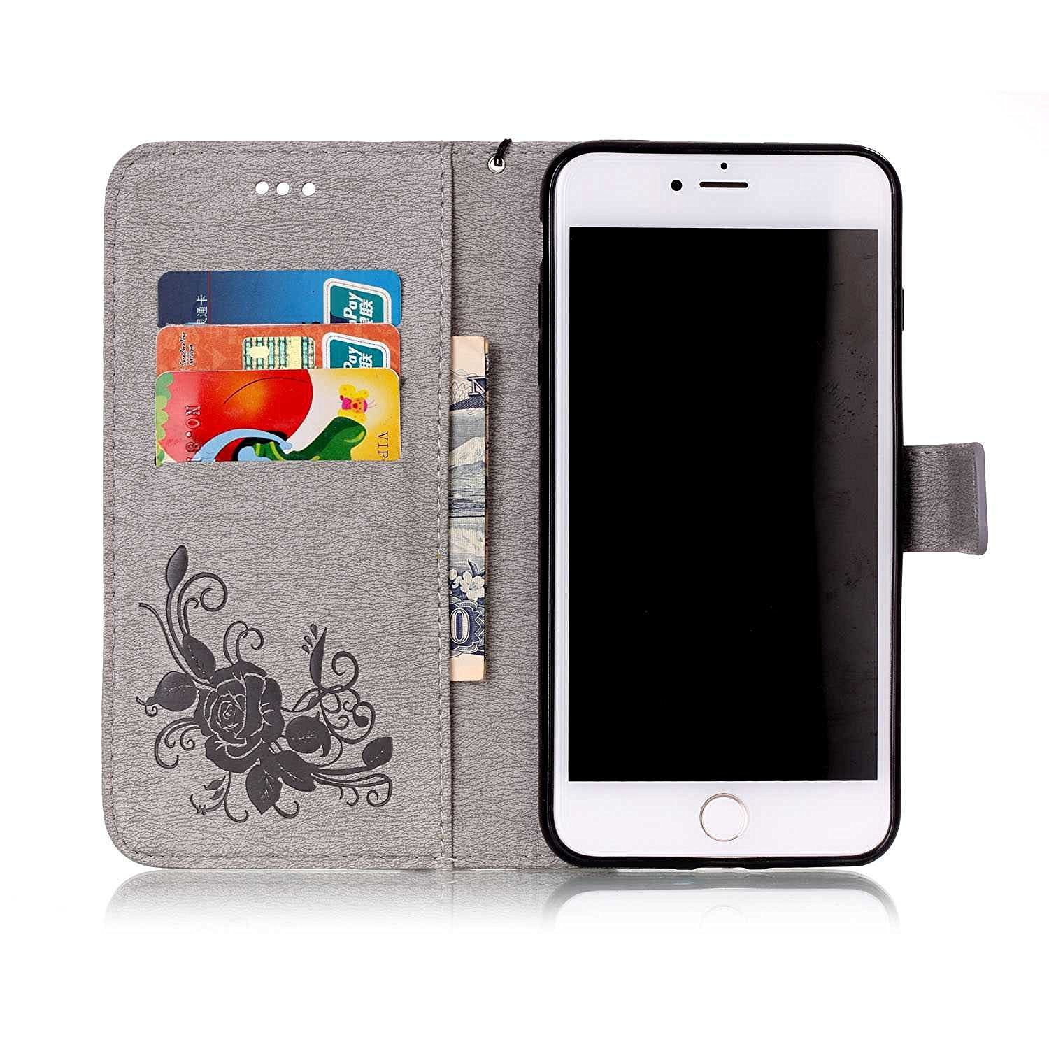 IPhone 7 Plus Case, iPhone 7 Plus Wallet Case,PHEZEN Cute Bear Don't ...