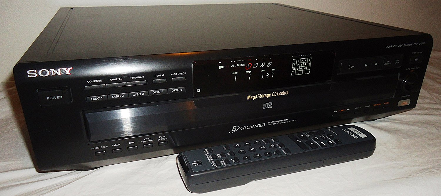 Sony CDP-CE415 5-Disc MegaStorage CD Changer N5 free image download