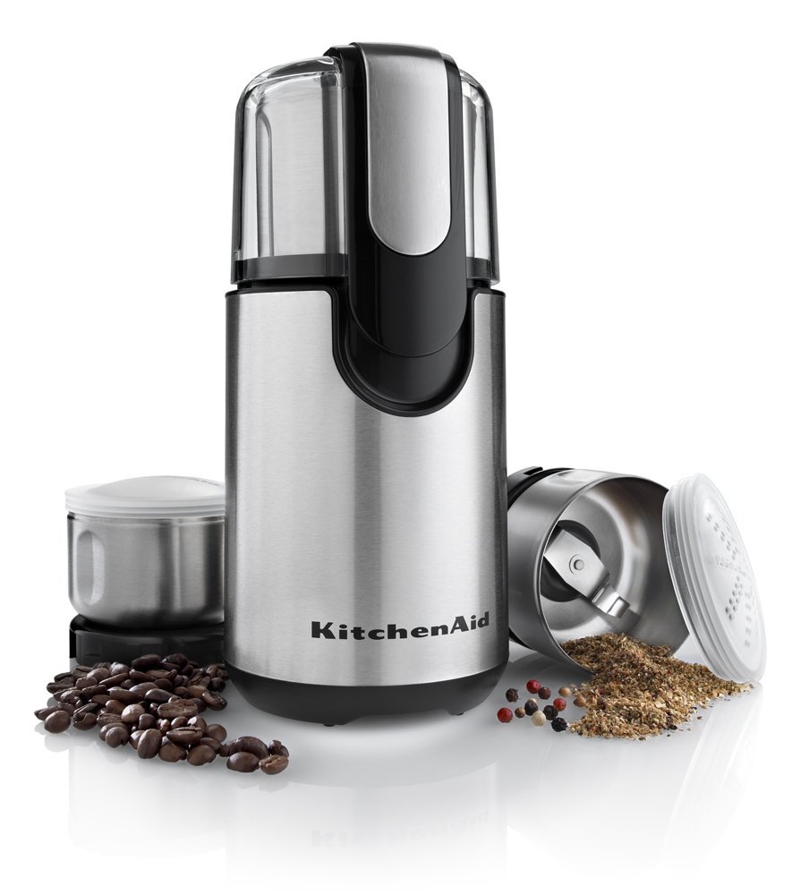 KitchenAid BCG211OB Blade Coffee and Spice Grinder Combo Pack - Onyx ...