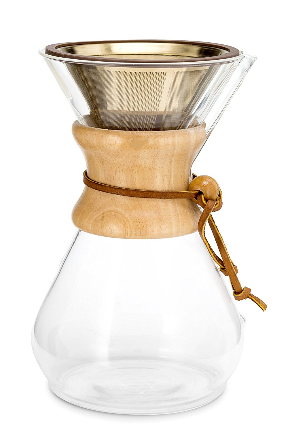 Osaka, Titanium Coated, Gold Pour Over Cone Dripper, Reusable Stainless ...