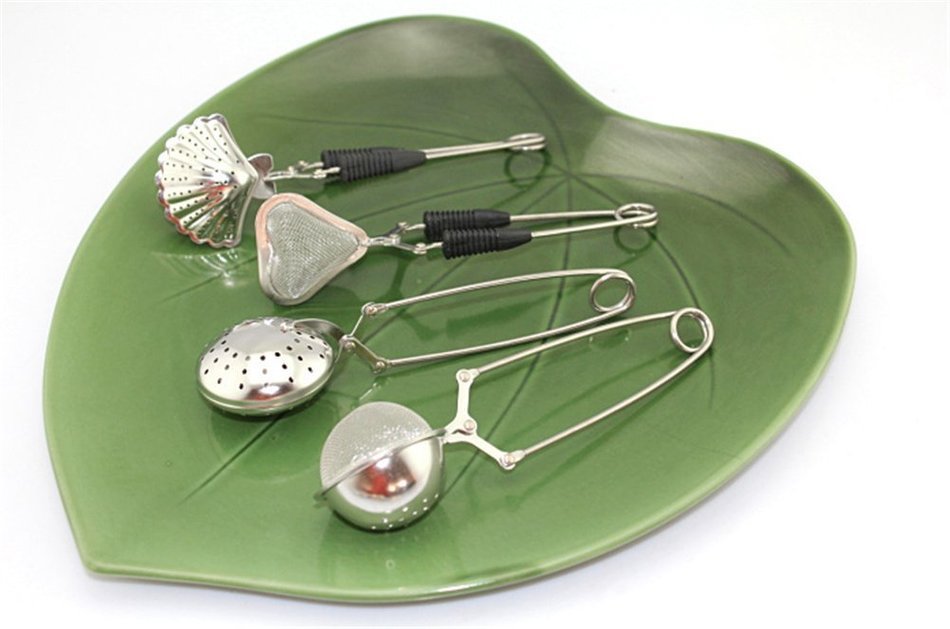 Scheppend Cute Shape Stainless Steel Portable Tea Ball Strainers,1.6 ...