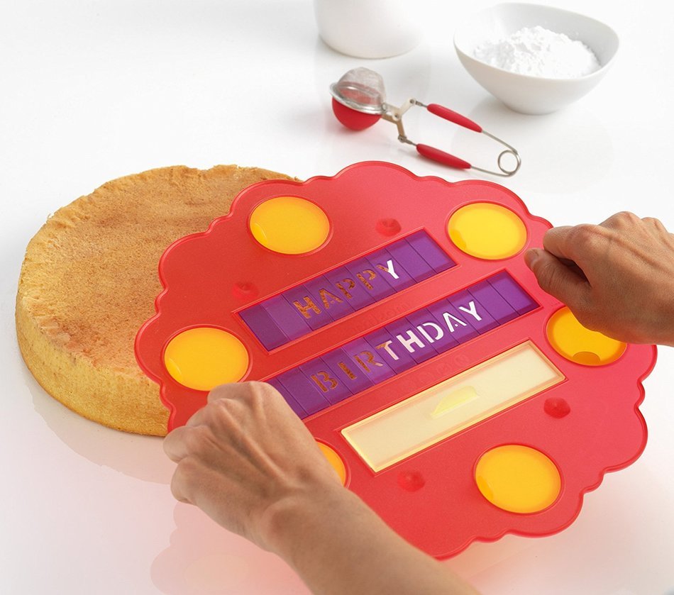 Orka Mastrad A37604 Cake Stencil With Sprinkler N5 free image download