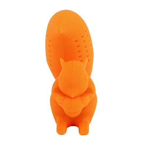 Tgp Silicone Squirrel Tea Infuser Loose Leaf Strainer Herbal Spice ...
