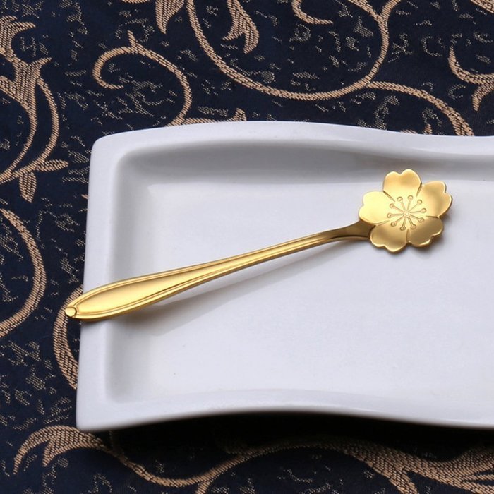 Stainless Steel Tableware Creative Coffee Scoops Stirring Spoon Sugar ...