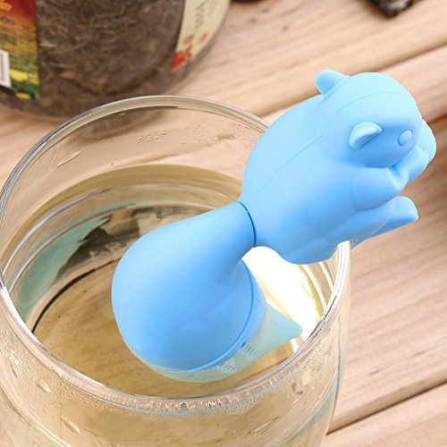 Tgp Silicone Squirrel Tea Infuser Loose Leaf Strainer Herbal Spice ...