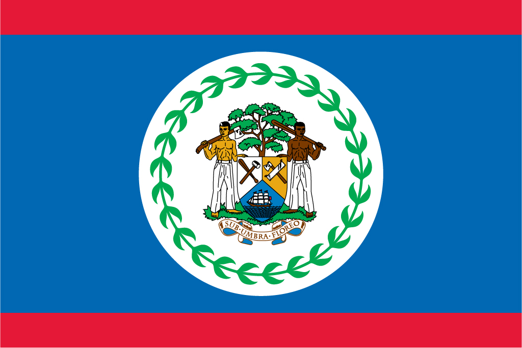 Belize Flag drawing free image download
