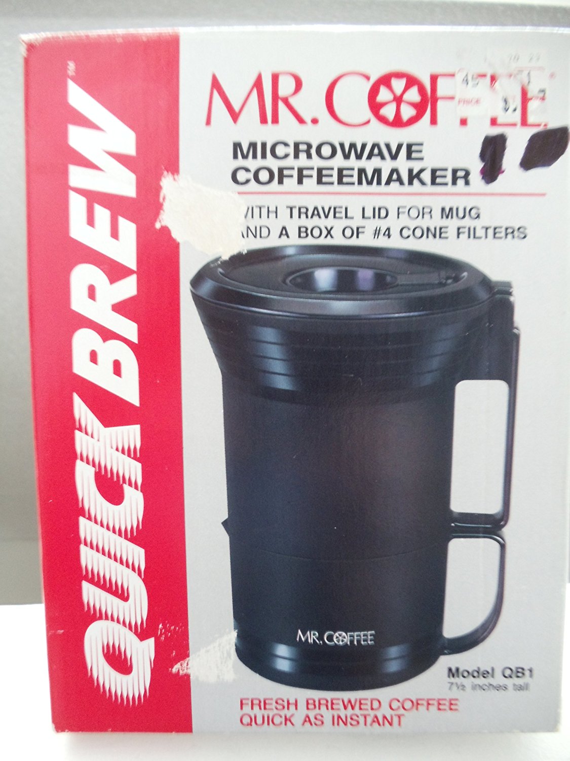 Mr Coffee QUICK BREW Microwave Coffee Maker [with Travel Lid] N3 free ...