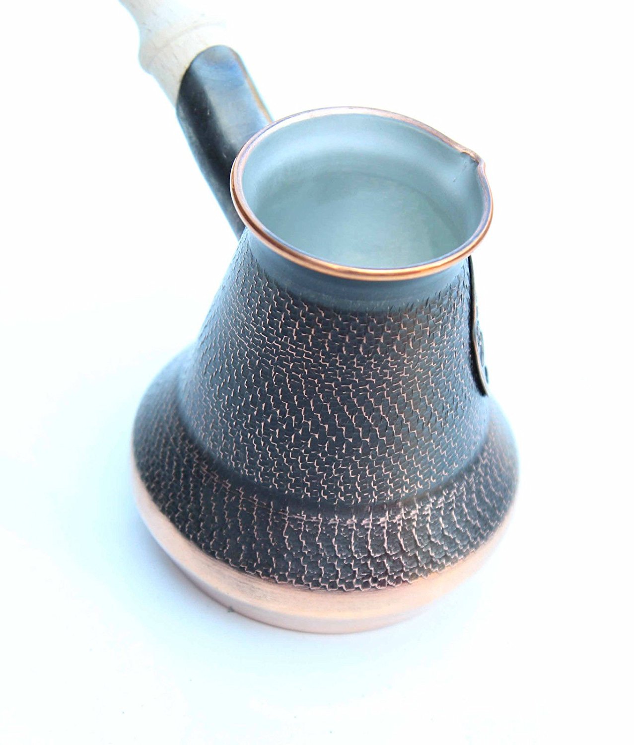 Solid Copper Armenian Turkish Greek Arabic Coffee Pot Maker Cezve Jezve ...