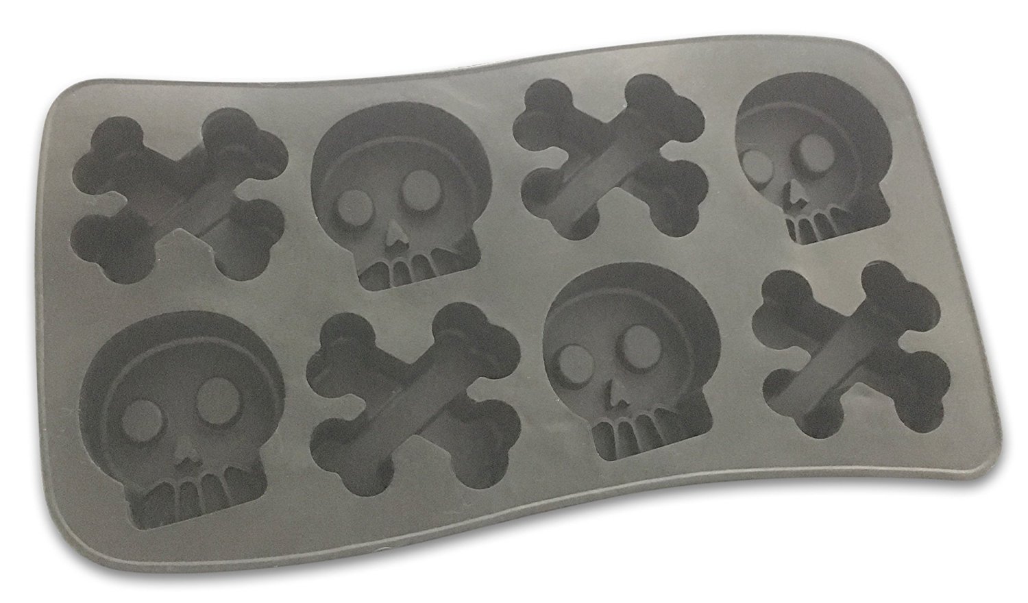 Skull Tea Set: Strainer Infuser, Ice Cube Tray, Teaspoon - Stocking ...