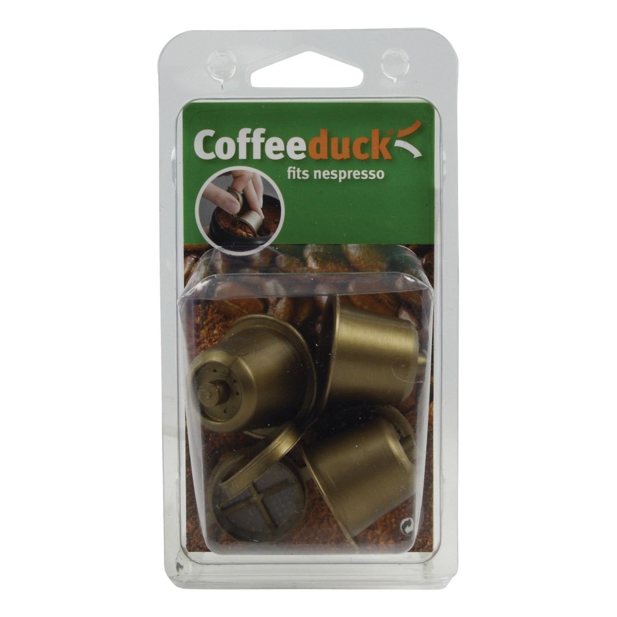 Coffeeduck Refillable Coffee Machine Pod For Nespresso - 3 Pack N6 free ...