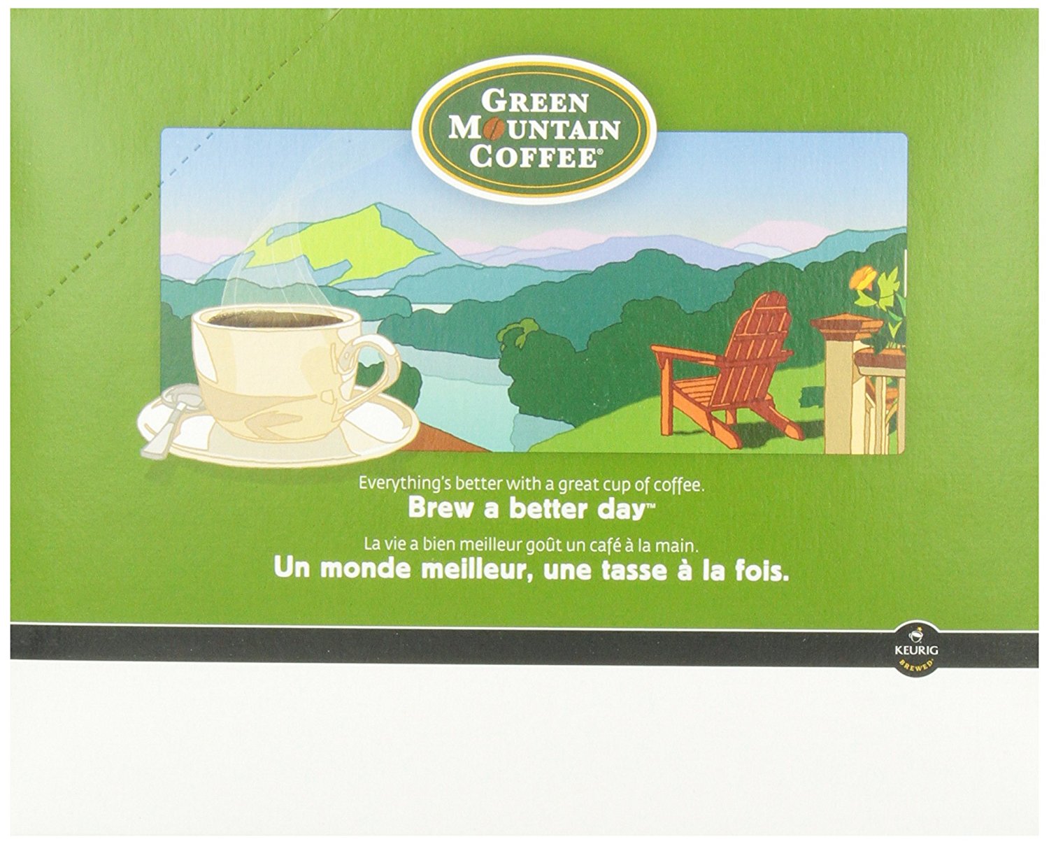 Francés Vainilla descafeinado, Luz asado, K-Cup Conde Porción de Keurig ...