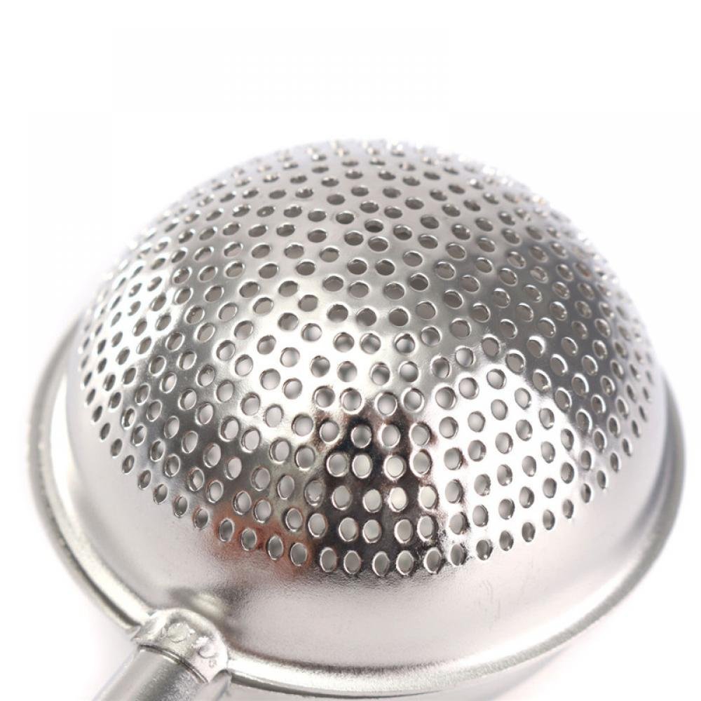 GOOTRADES Metal Ball Push Tea Leaf Herbal Lock Infuser Teaspoon ...