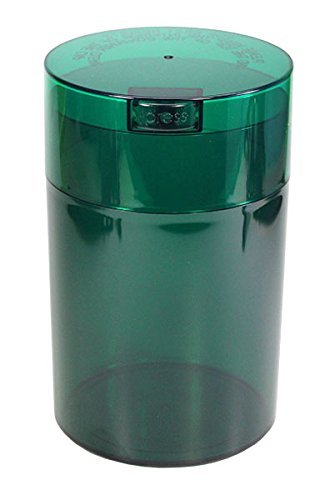Coffeevac 1 lb - The Ultimate Vacuum Sealed Coffee Container, Green ...