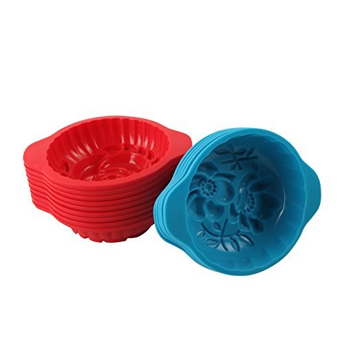 Flower baking tools for cakes silicone mold lace mold chocolate bowl ...