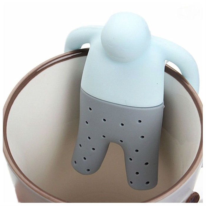MR T-TEA INFUSER - CUTE MAN LOOSE LEAF-SILICONE STRAINER N3 free image ...
