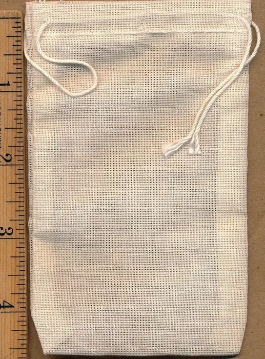 Cotton Muslin Bags 3x4 Inch Drawstring 100 Count Pack USA Product N3 ...