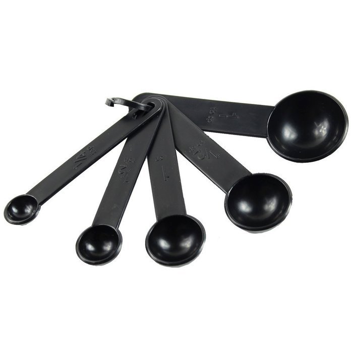10pcs Black Plastic Measuring Spoons Cups Measuring Set Tools for ...