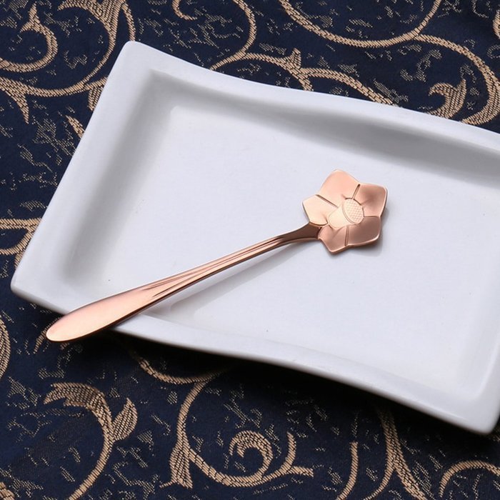 Stainless Steel Tableware Creative Coffee Scoops Stirring Spoon Sugar ...