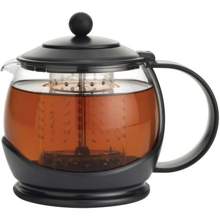 BonJour Tea "Prosperity" Borosilicate Glass Teapot with Plastic Frame ...