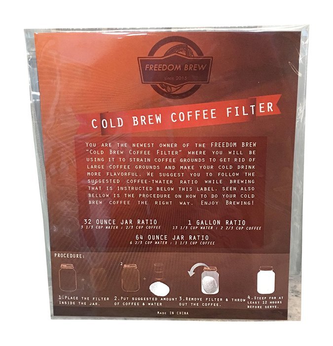Cold Brew Coffee Filter| Super Fine Mesh Filter| Designed Exclusively ...