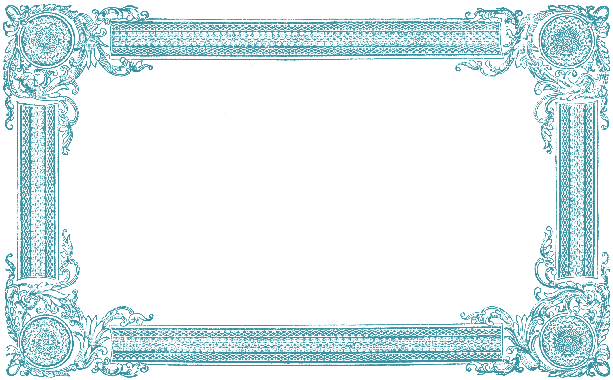 Antique pillar frame free image download