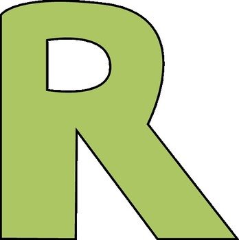 Letter R Clip Art N4 free image download