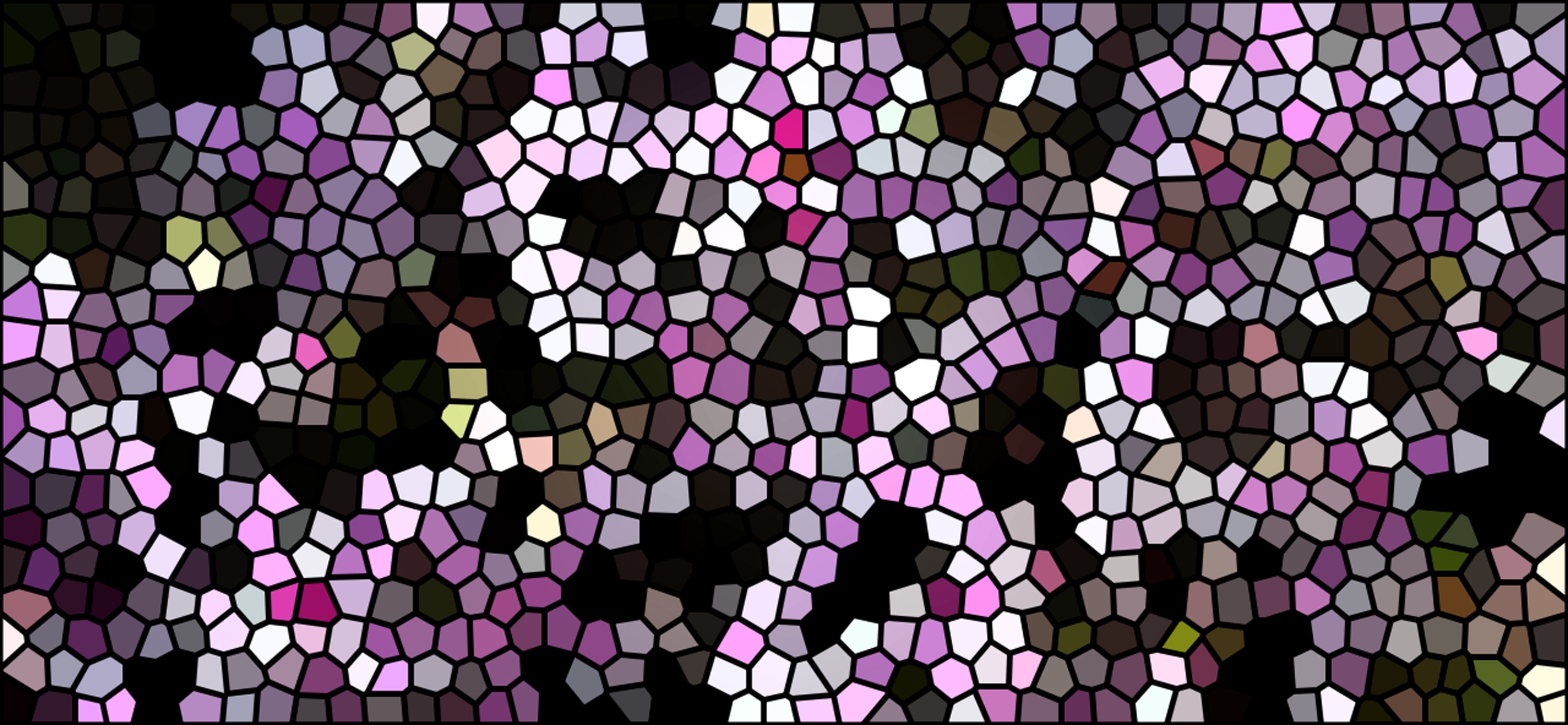 Mosaic with purple, violet, pink, black, white tiles free image download