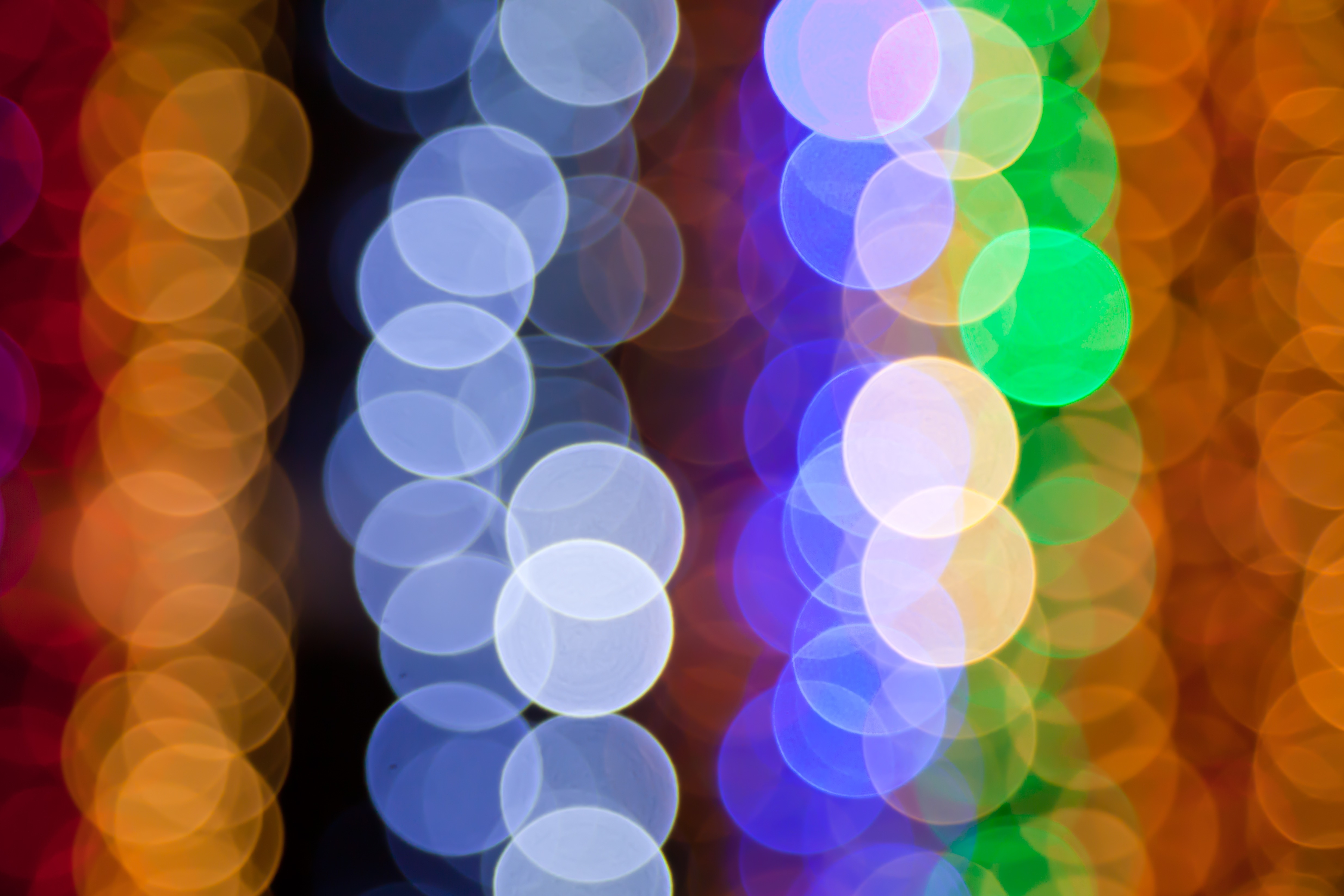Background of blurred colored circles free image download