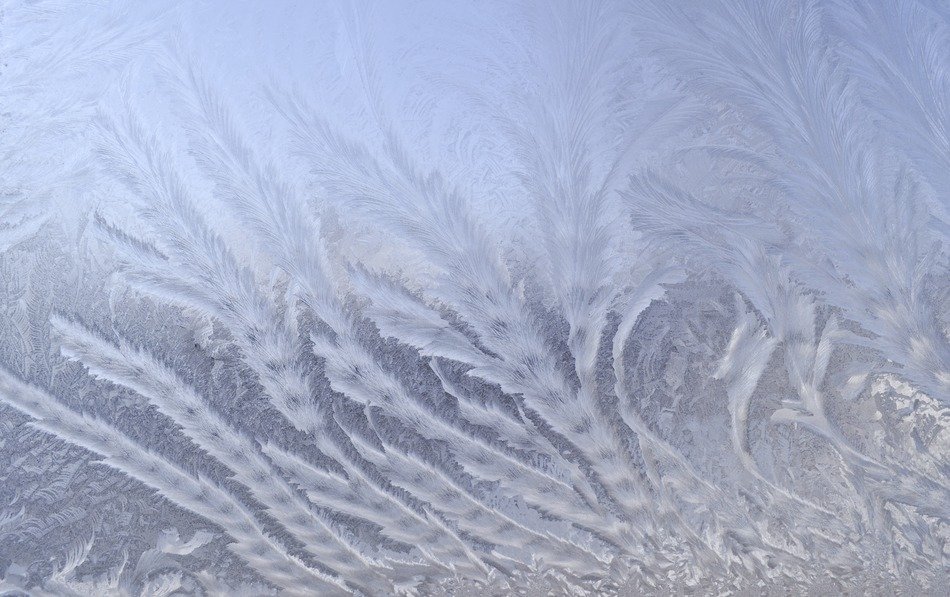 Frost pattern winter icy design free image download