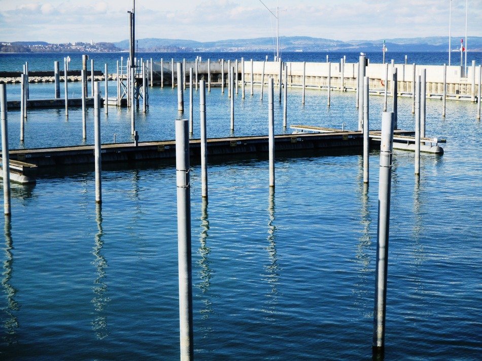 Port shipping boat harbour pier free image download
