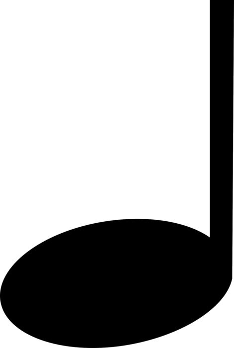 Music note quarter melody symbol free image download