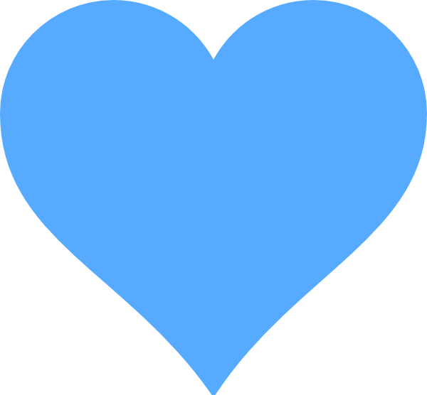 Blue Heart Clip Art N14 free image download