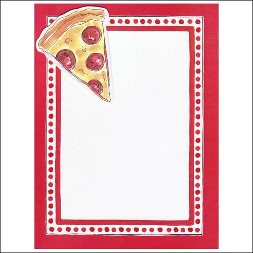 Pizza Party Border Clip Art free image download