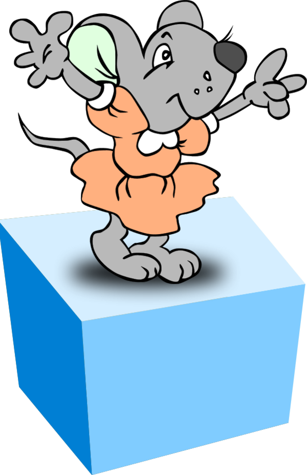 Animated mouse on the box free image download