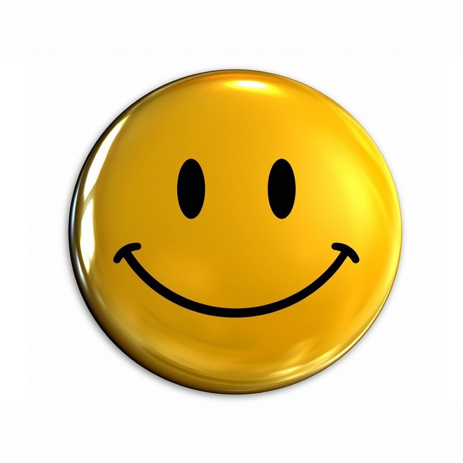 Yellow shiny smiley free image download