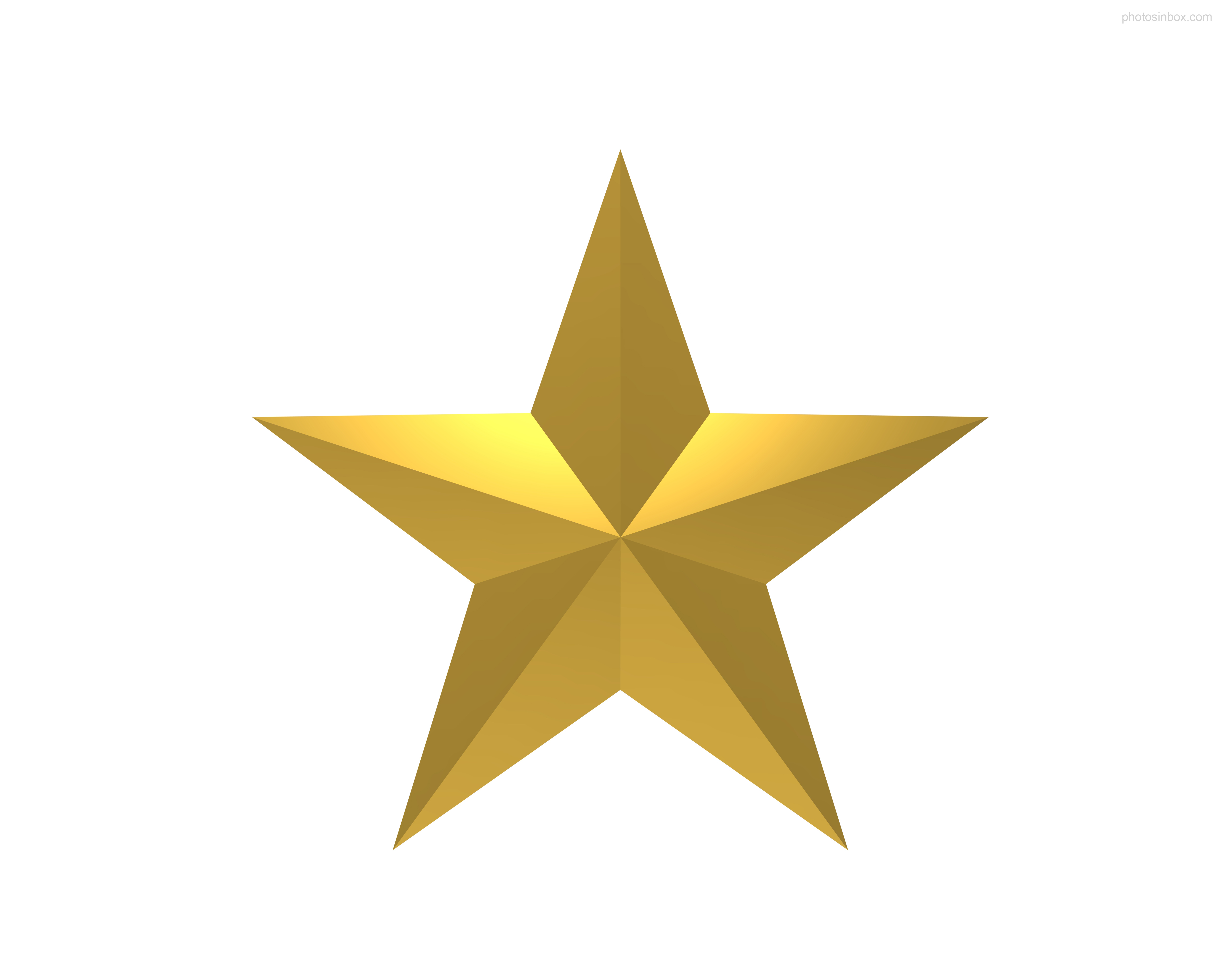 Nice Gold Star drawing free image download