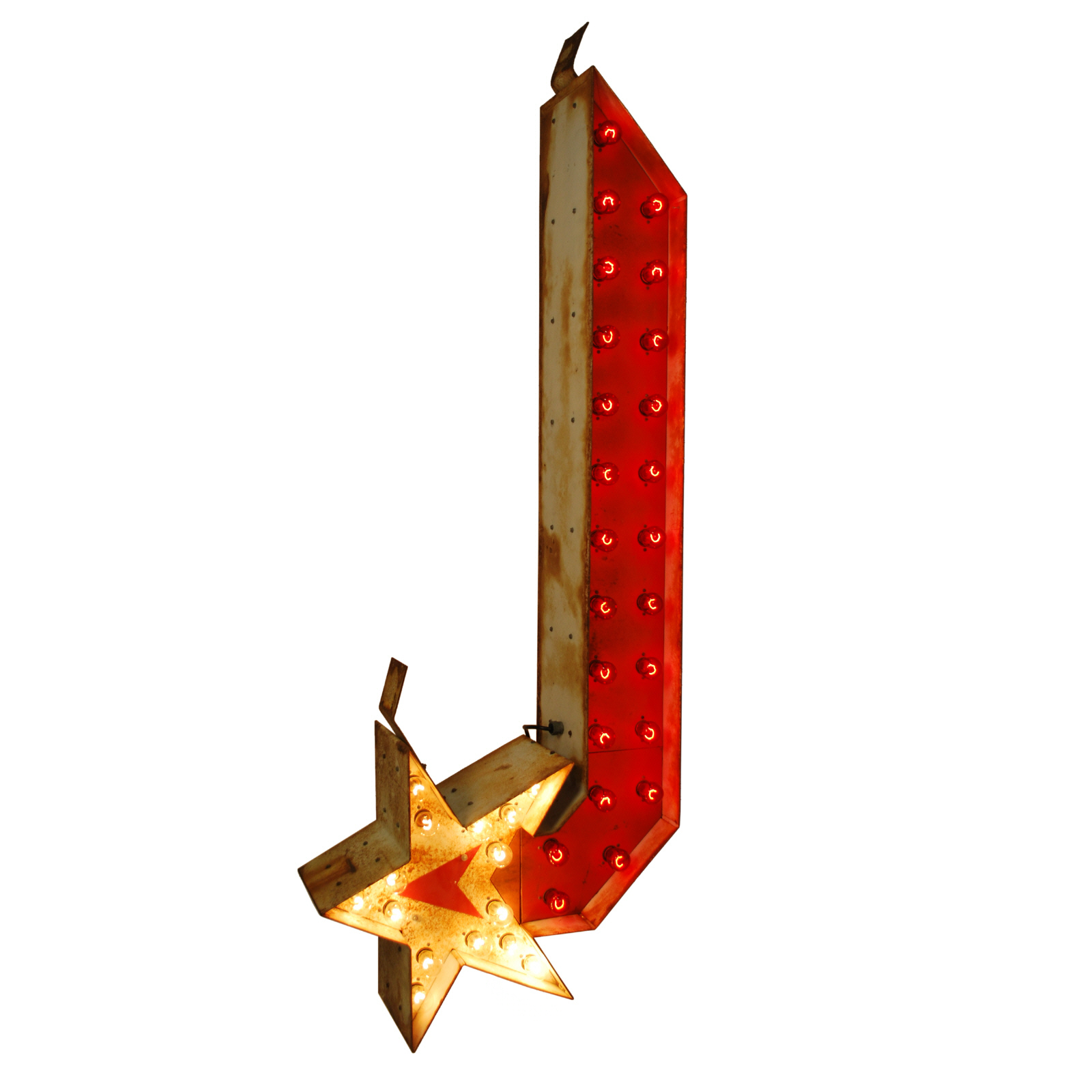 Lighted Arrow, street Sign free image download