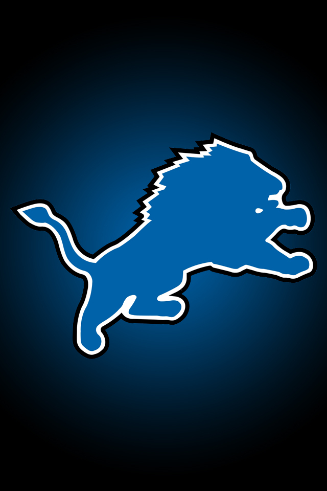 Detroit Lions blue drawing free image download