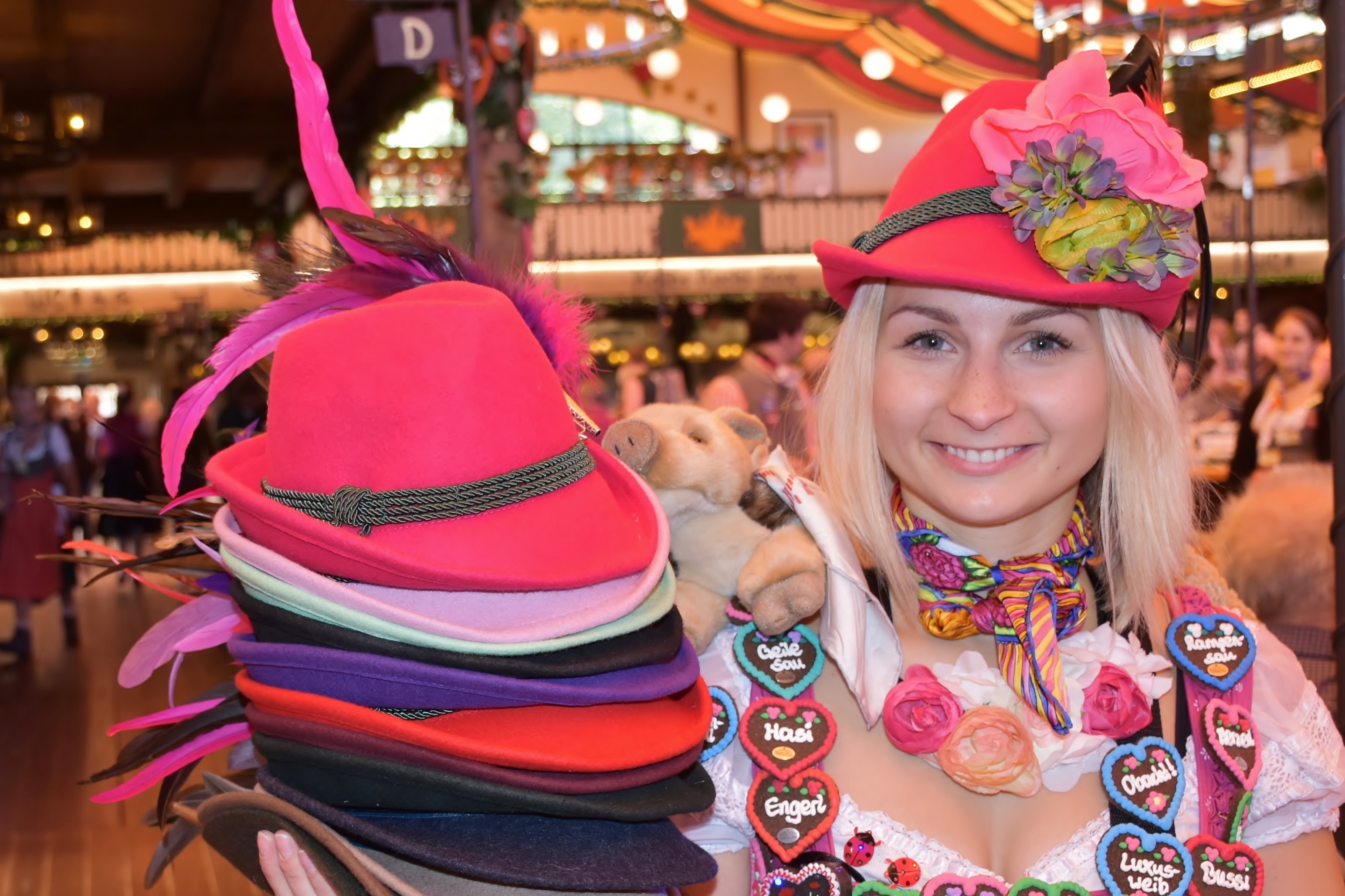 Woman sells hats free image download