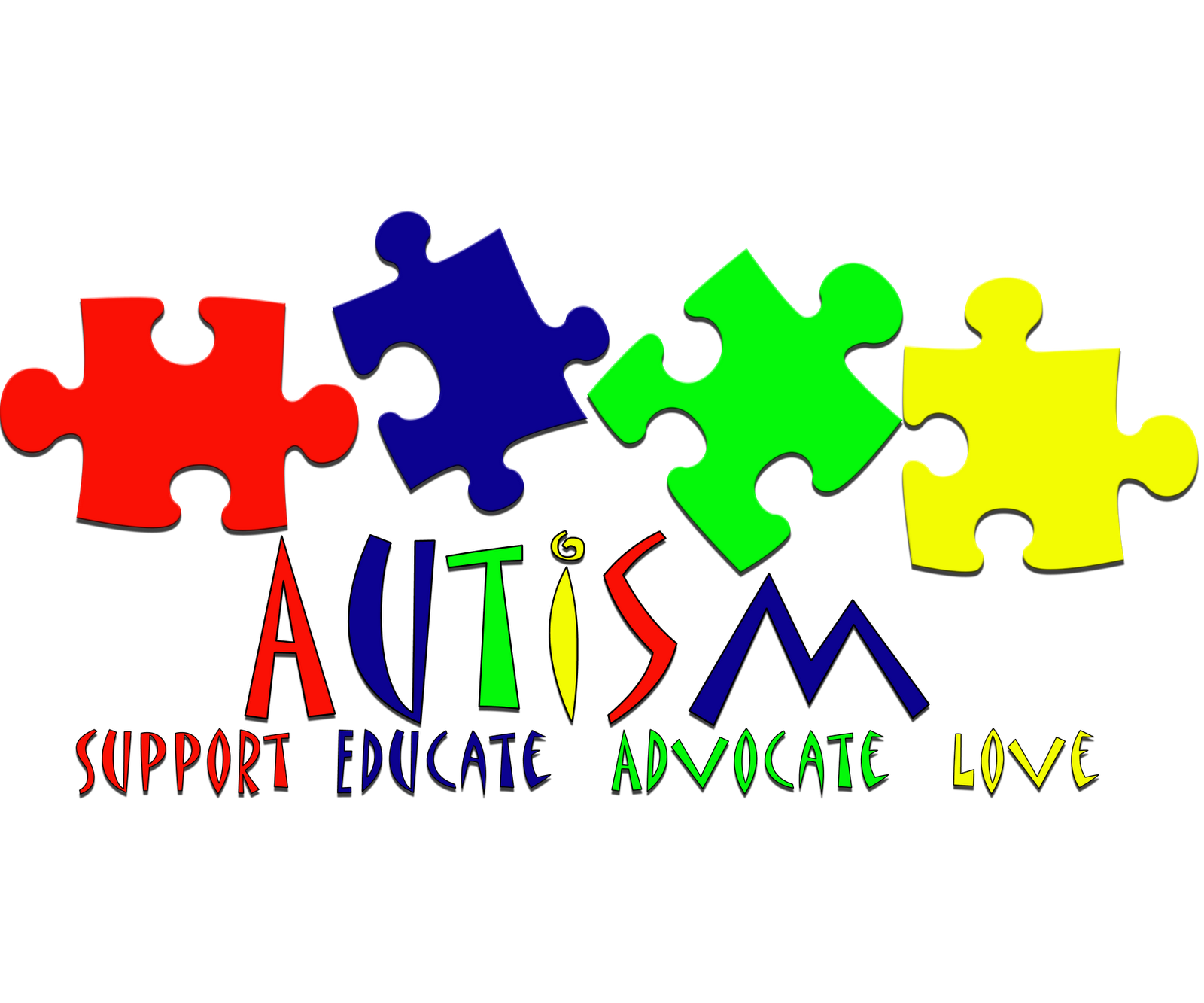 Logo for Autism support free image download