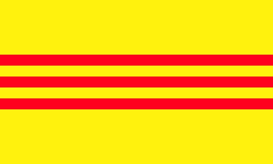 Clipart of old Vietnam Flag free image download