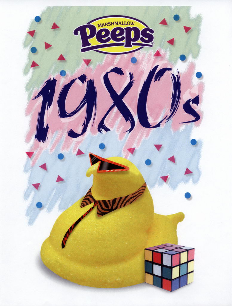 1980s Peeps Birthday clipart free image download