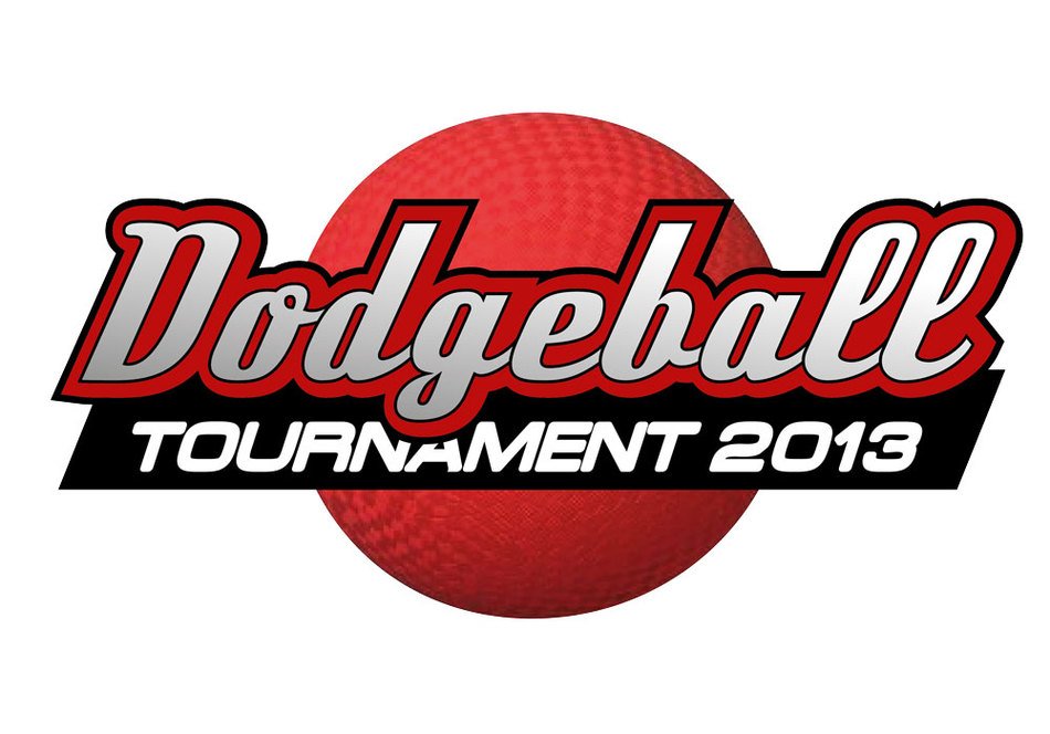 İllustration of Dodgeball Tournament logo free image download