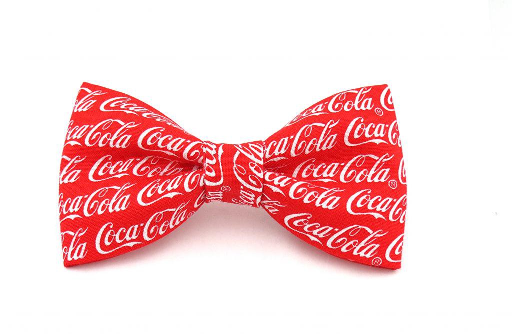 Boys Red and White Coca Cola Bow Tie free image download